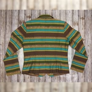 Elcc | Jackets & Coats | Mixed Multi Stripe Blazer By Elcc | Poshmark